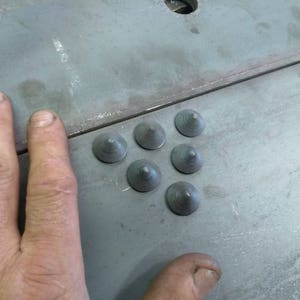 SMALL Faux Cone Head Rivet Heads - Etsy