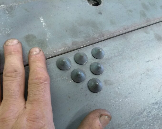 SMALL Faux Cone Head Rivet Heads - Etsy