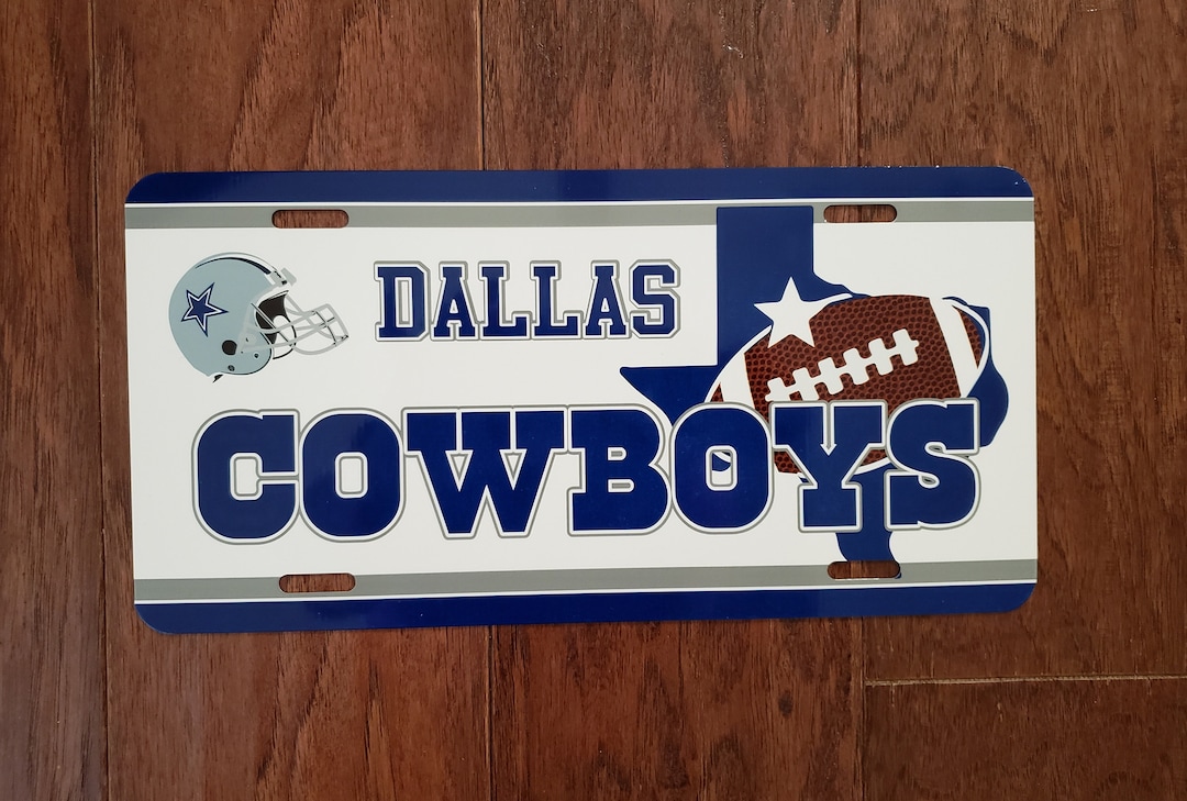 Custom Dallas Cowboys Novelty License Plate - Etsy