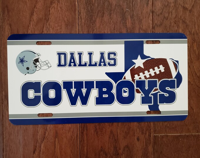 Custom Dallas Cowboys Novelty License Plate - Etsy