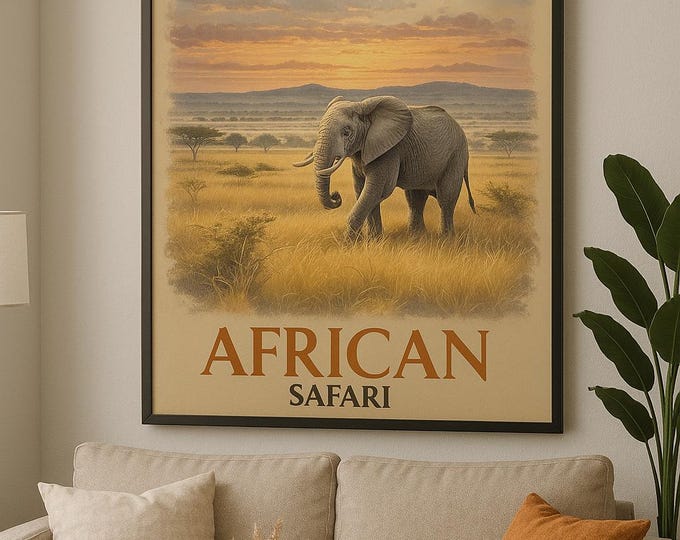 Uganda - Vintage Travel Poster - Etsy Canada