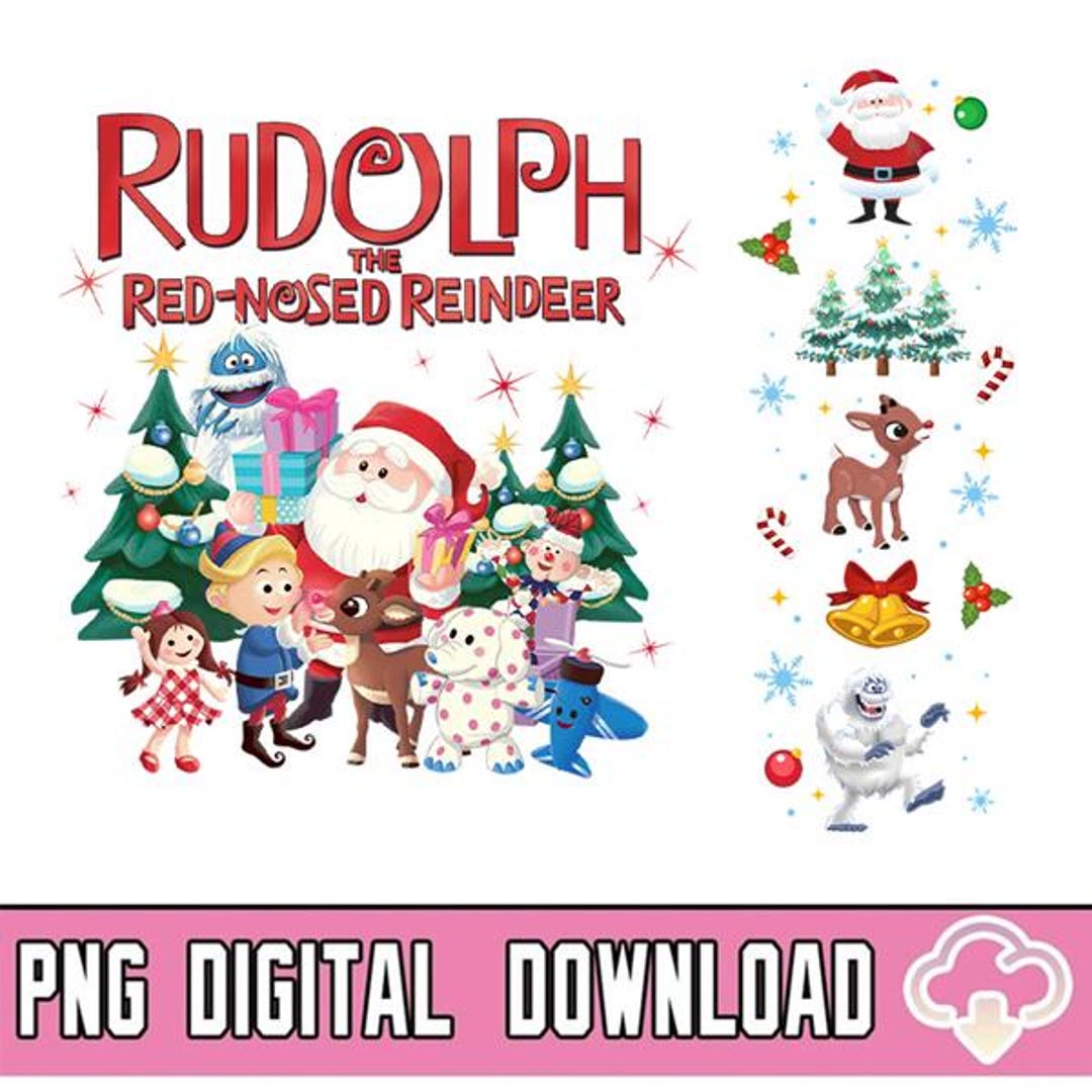 Rudolph the Red Nosed Reindeer Christmas PNG, Rudolph Christmas Png ...