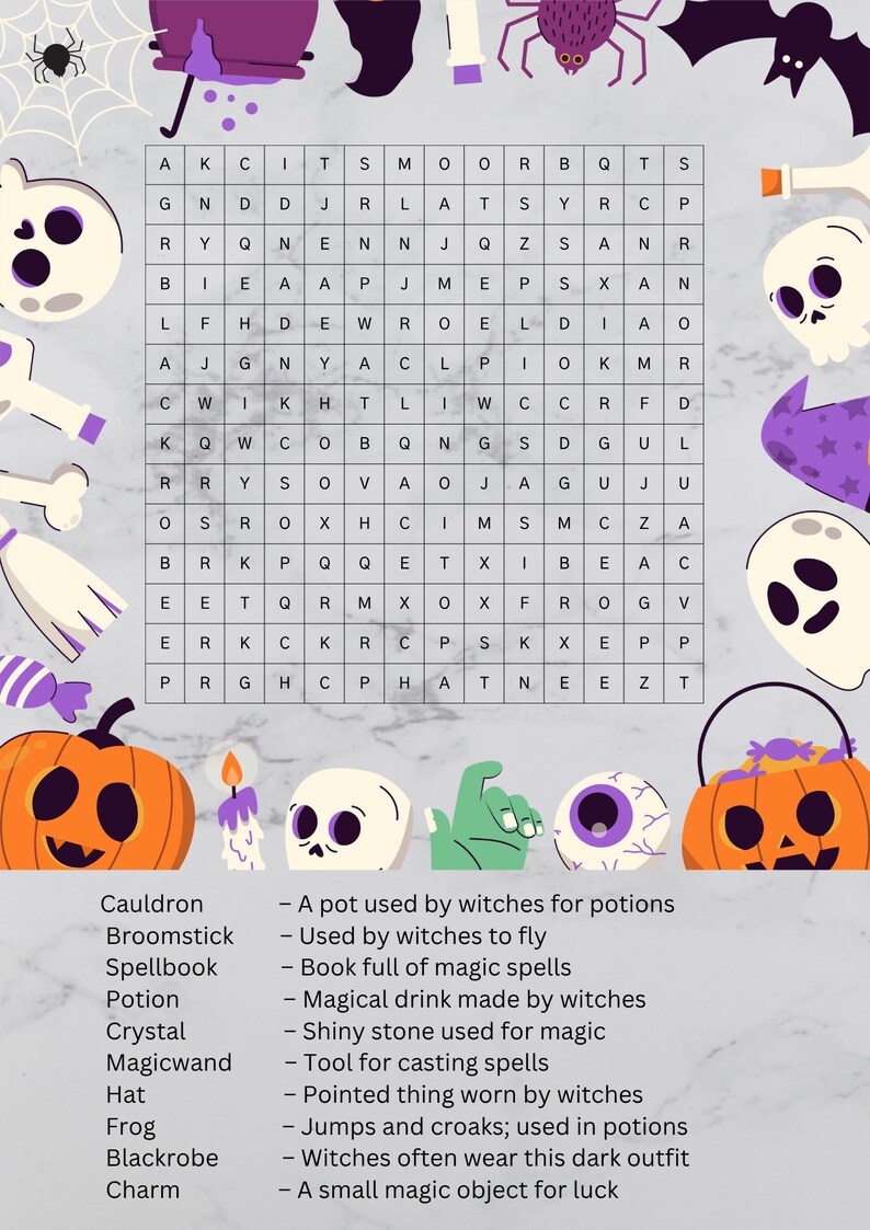 Halloween Activity Pack for Kids & Adults | 30 Coloring Pages ...