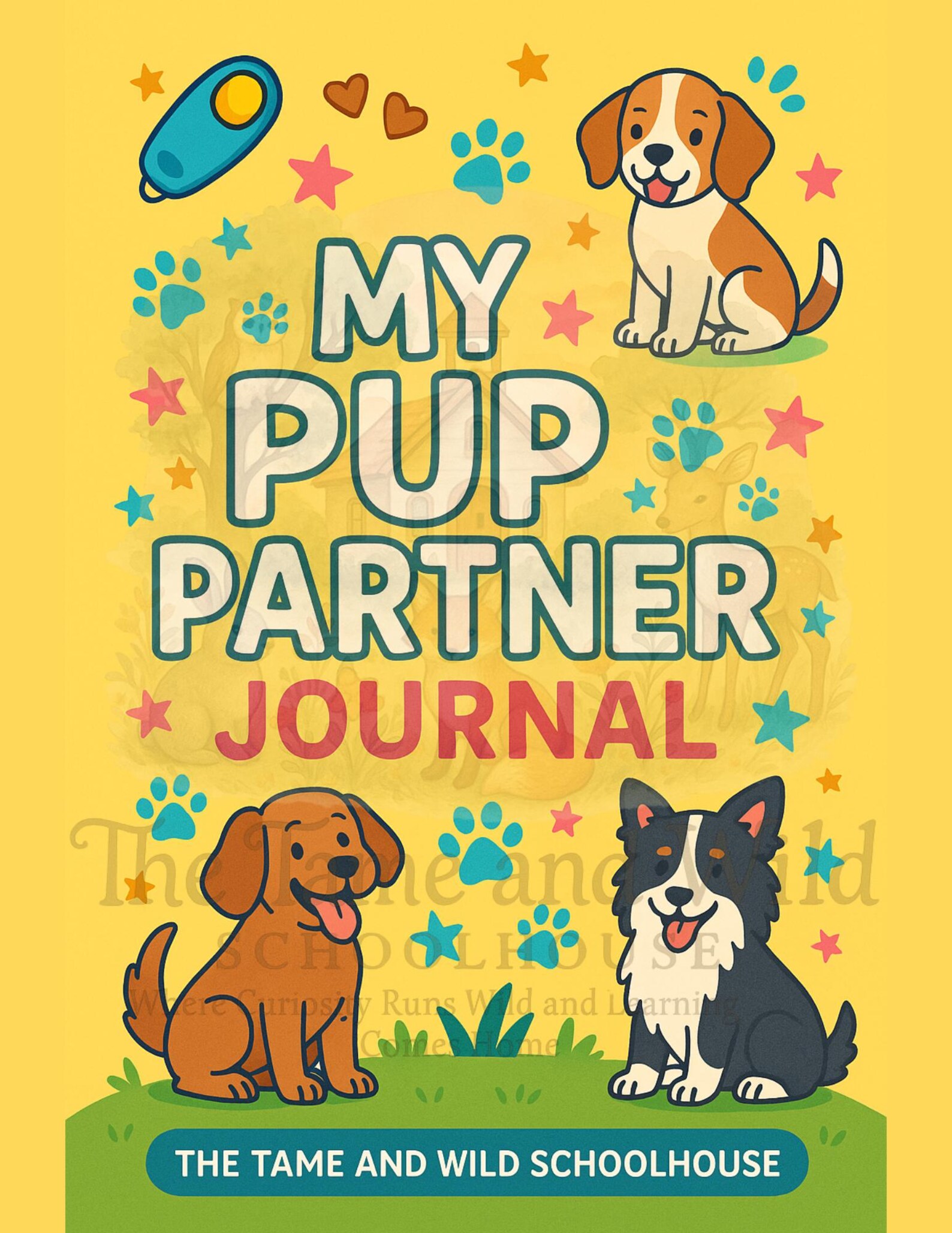 Pup Partner Dog Training Journal for Kids Level 1– Printable Workbook ...