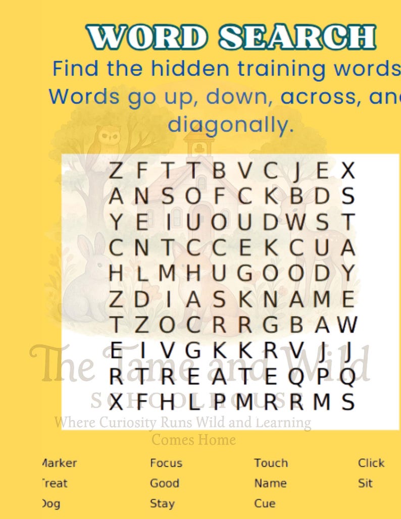 Pup Partner Dog Training Journal for Kids Level 1– Printable Workbook ...