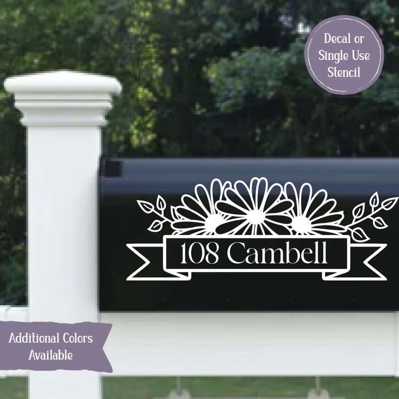 Mailbox Decal - Etsy