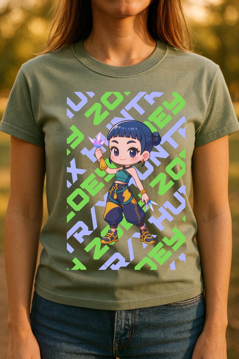 Zoey KPOP Demon Chibi Hunters PNG (digital Download) - Etsy UK