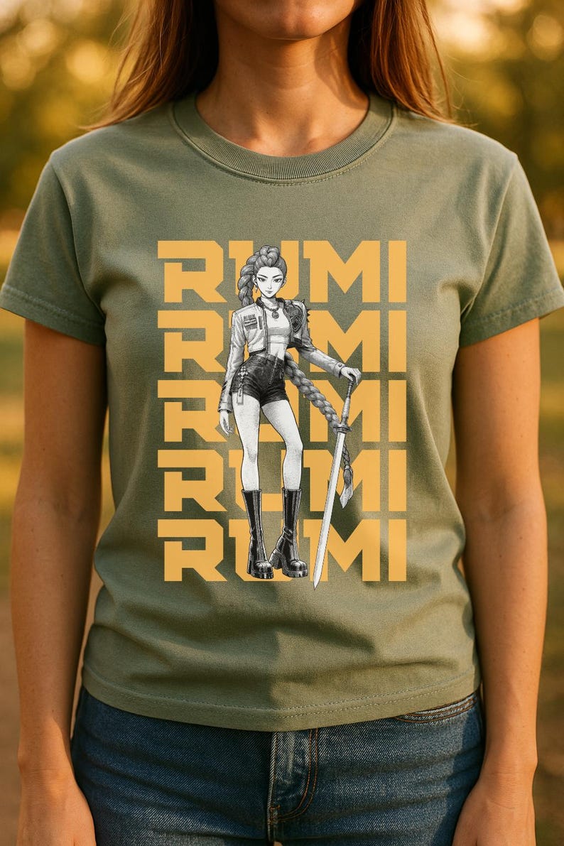 Rumi Kpop Demon PNG, Manga Style Anime Shirt (digital Download) - Etsy