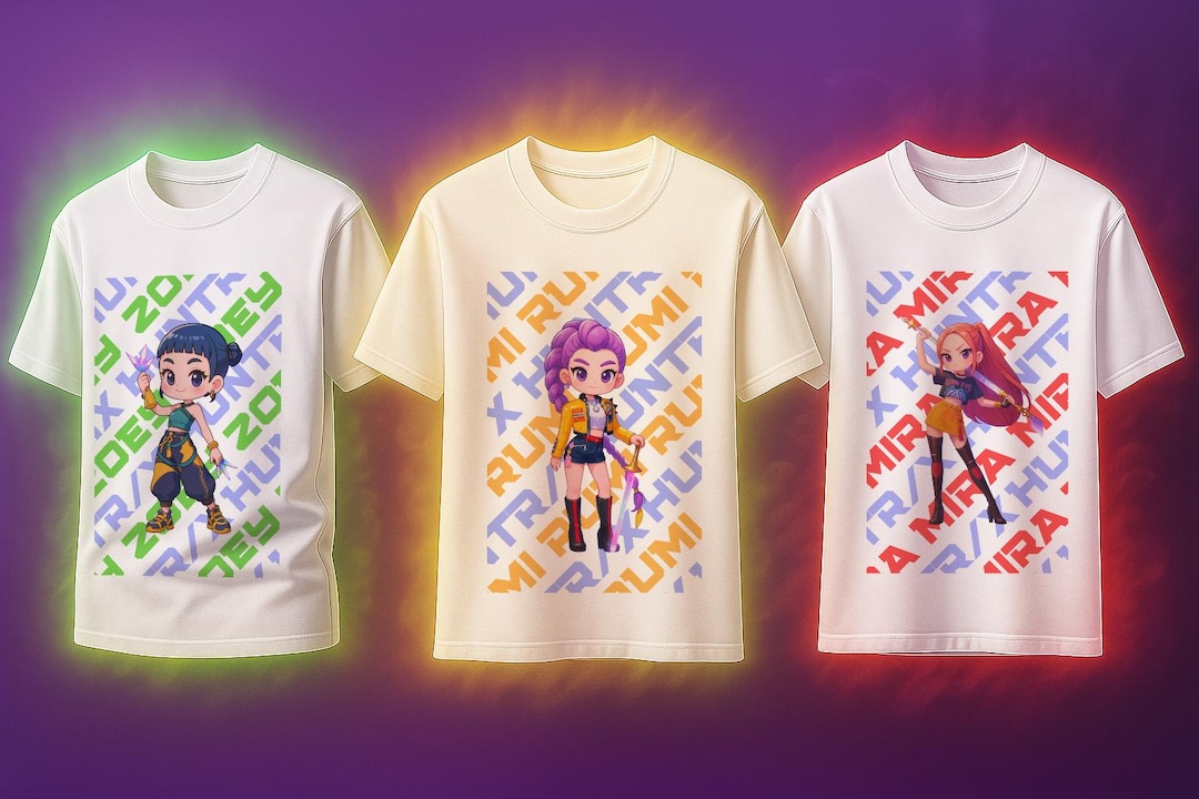 Kpop Hunters Chibi Characters PNG Bundle (digital Download) - Etsy