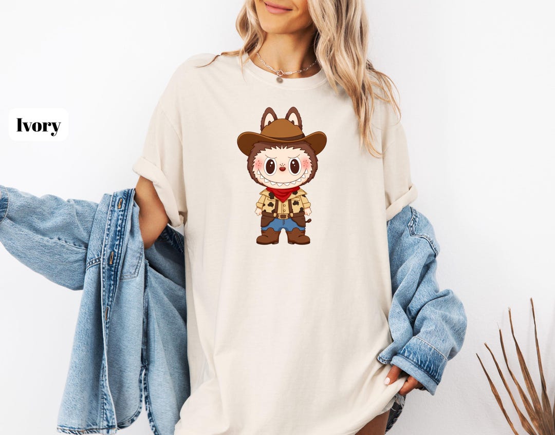 Cowboy Labubu Shirt, Western Labubu Tee, Country Rodeo Labubu Shirt ...