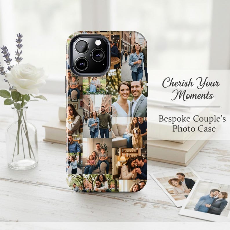 Personalized Photo Collage Phone Case, Custom Picture iPhone Samsung ...