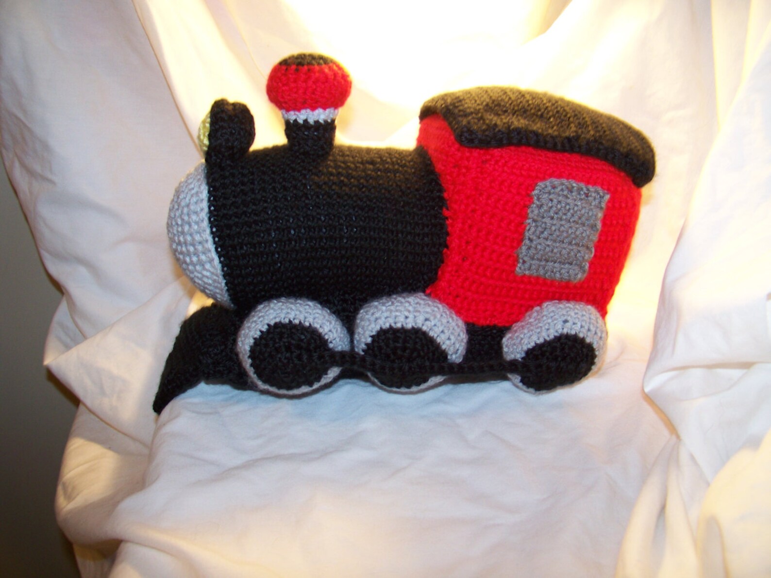 Crochet Train Steam Engine ANY Colors You Want and Can Be Made - Etsy