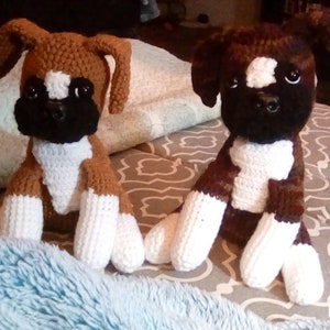 Crochet Boxer Puppy Dog Brindle Boxer ANY Colors You Want ANY Dog Breed ...