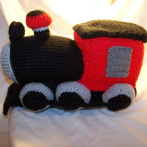 Crochet Train Steam Engine ANY Colors You Want and Can Be Made - Etsy