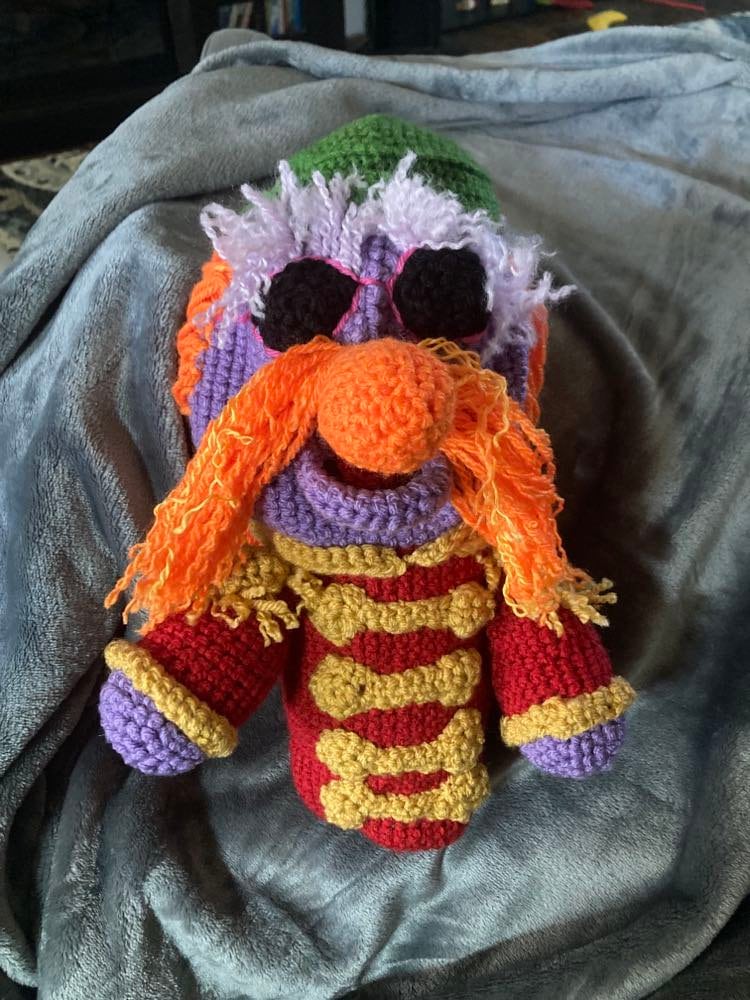 Crochet Animal Muppet Golf Club Cover Gonzo Kermit the Frog Golf Club ...