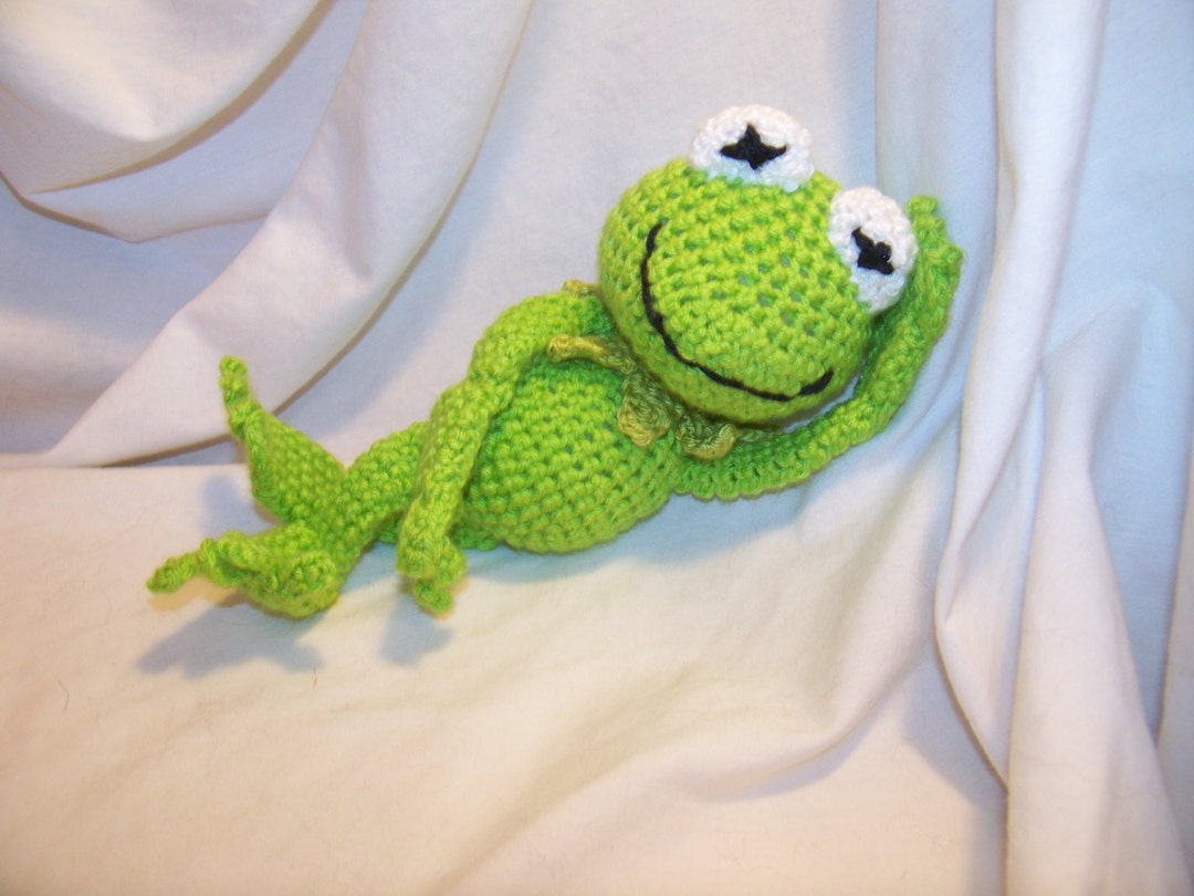 Crochet Kermit the Frog Can Be Made to Rattle Inspired - Etsy