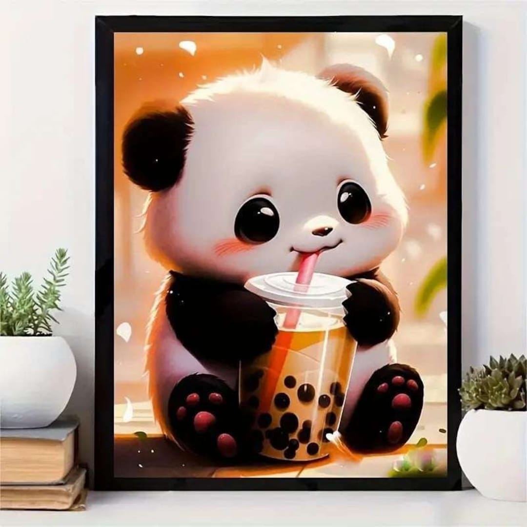Panda Diamond Dotz Painting Kit Art - Etsy