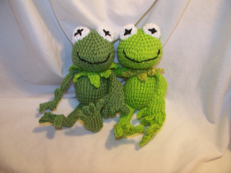 Crochet Kermit the Frog Can Be Made to Rattle Inspired - Etsy
