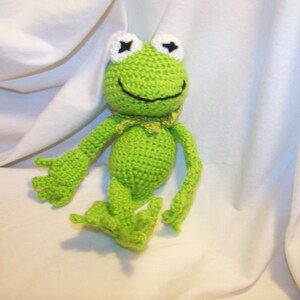 Crochet Kermit the Frog Can Be Made to Rattle Inspired - Etsy