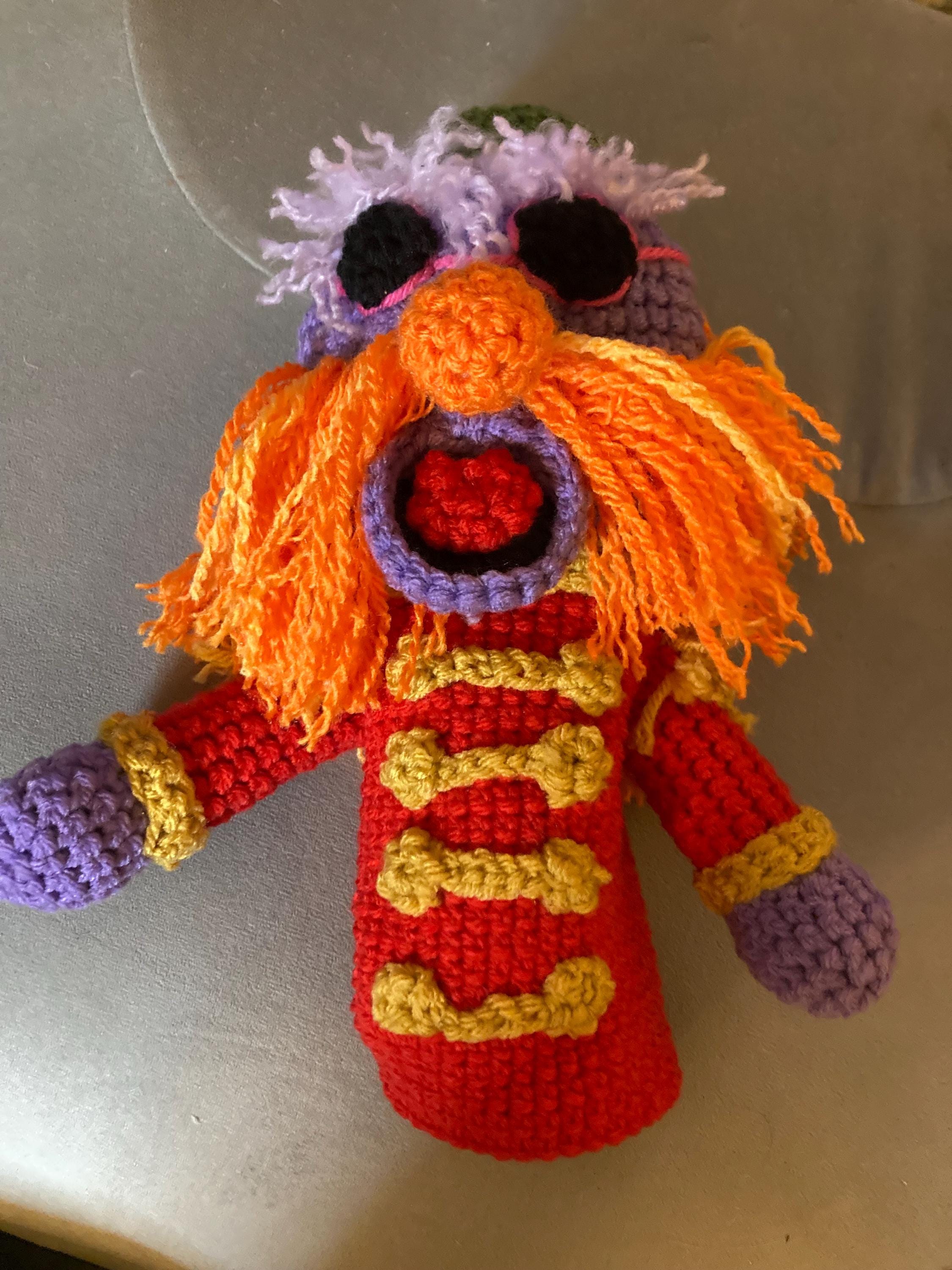 Crochet Animal Muppet Golf Club Cover Gonzo Kermit the Frog Golf Club ...