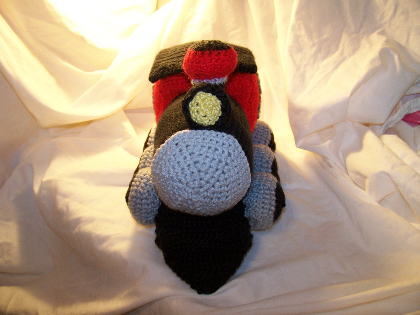 Crochet Train Steam Engine ANY Colors You Want and Can Be Made - Etsy