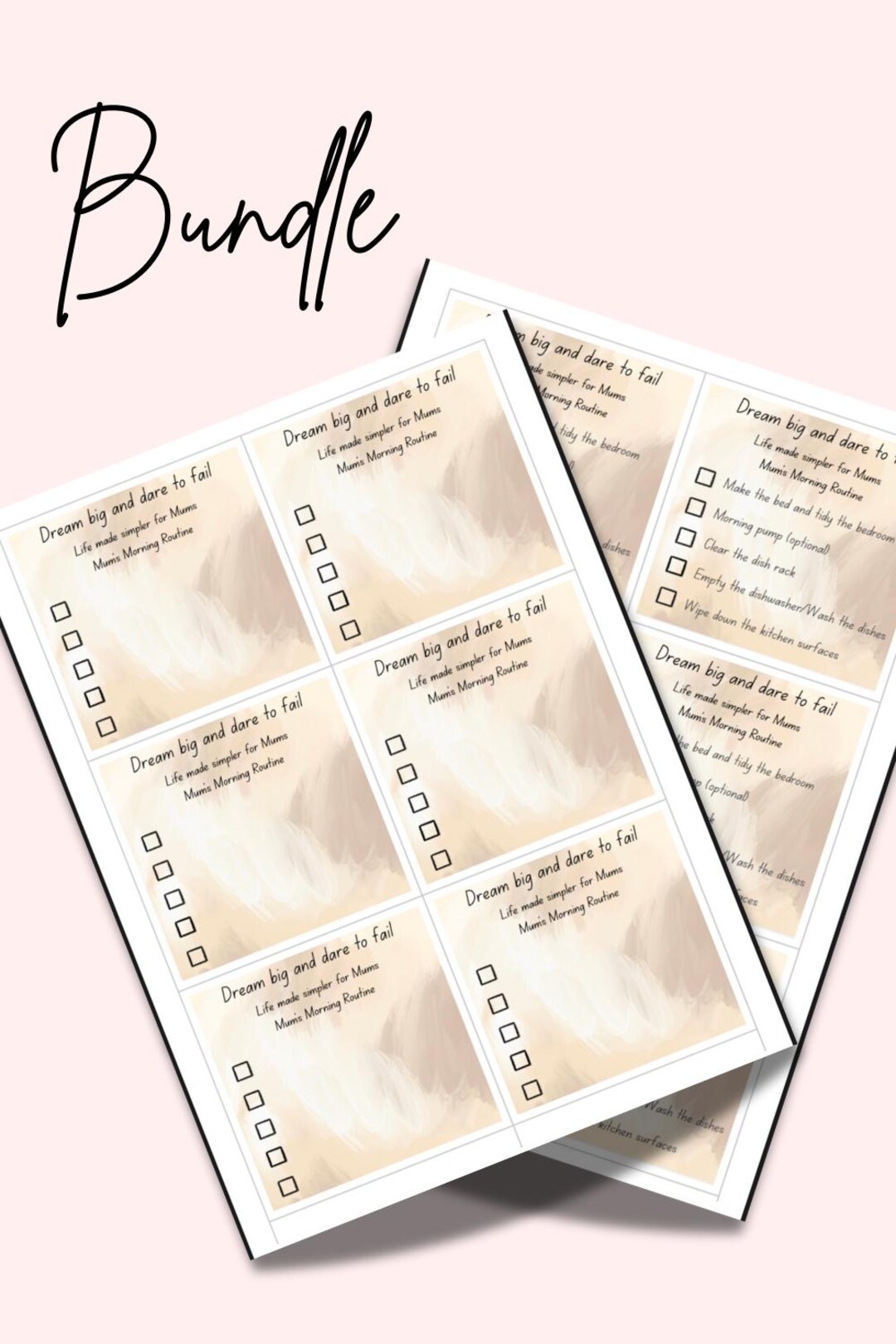 Morning Routine for Mums Printable | Daily Checklist for Busy Mums ...