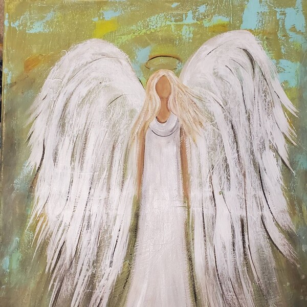 Abstract Angel Art - Etsy