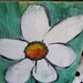 Daisy Boho Art Flower Wood Painting - Etsy