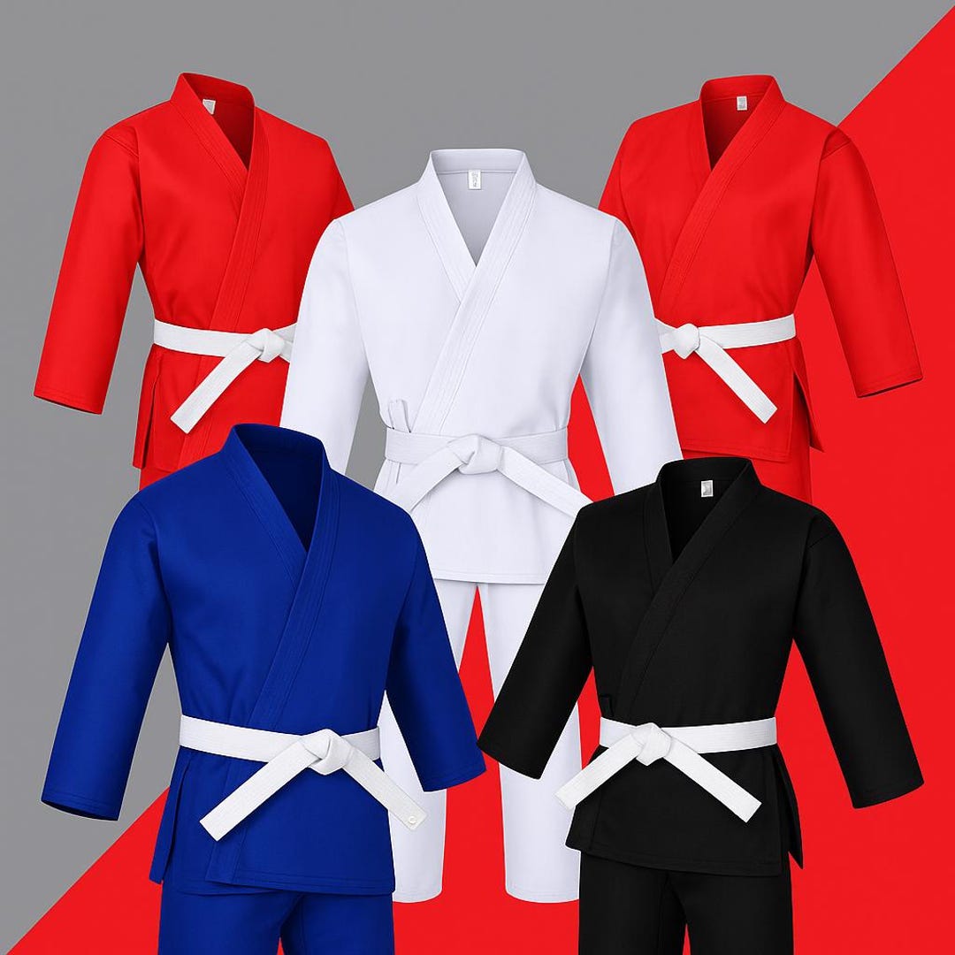 Lightweight Karate Gi Uniform With White Belt – Unisex Martial Arts ...