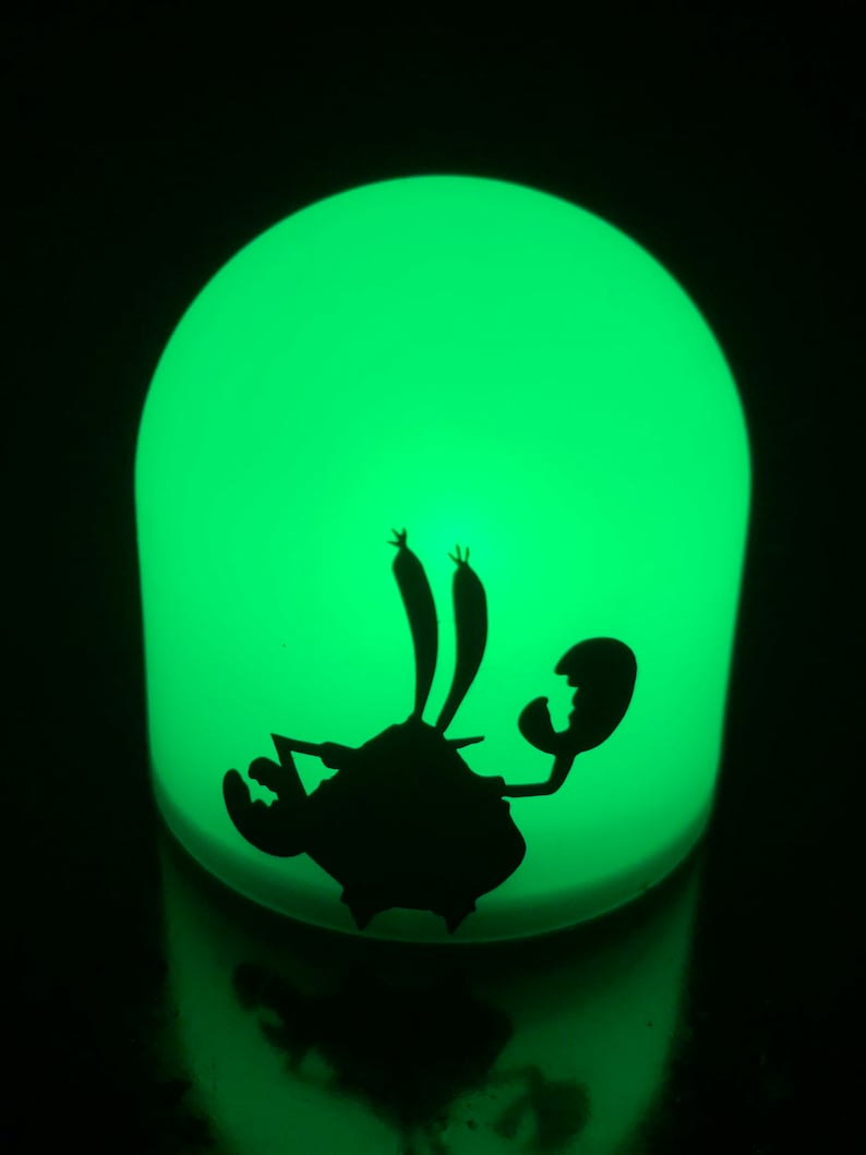 Color Changing Mini Spongebob Night Light Fish Extender Gifts / Cruise ...