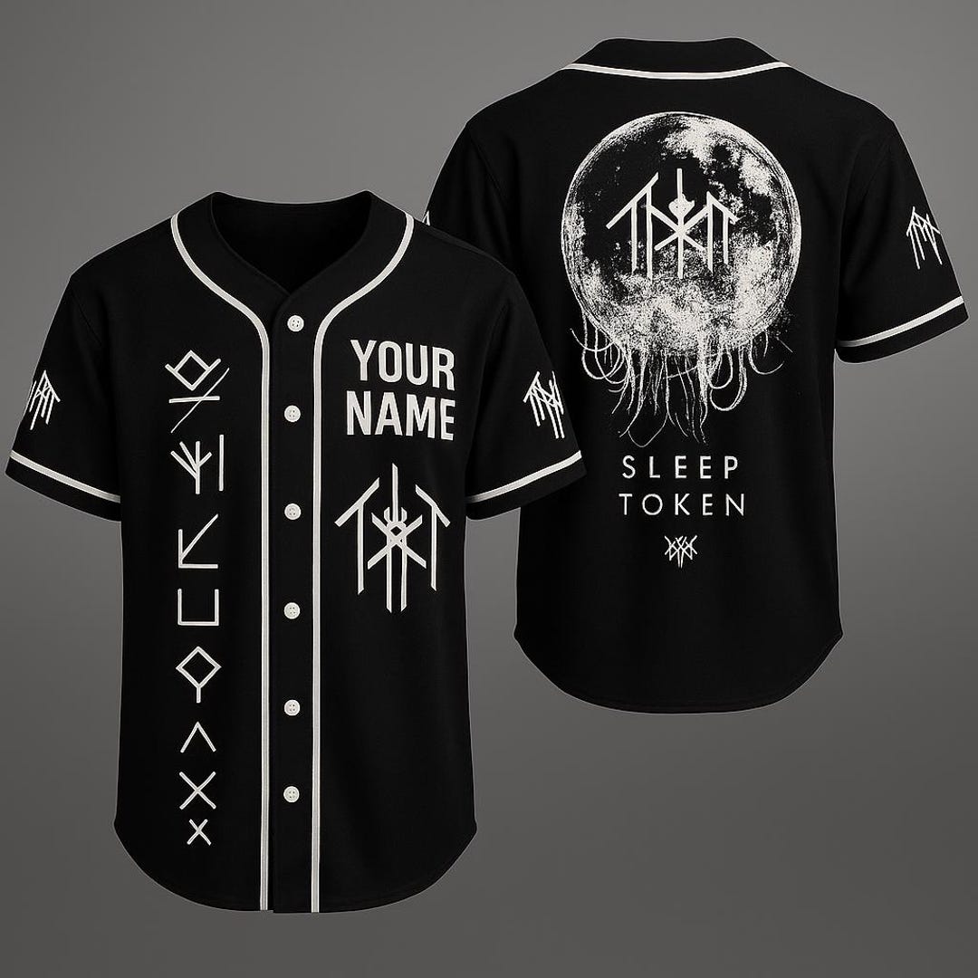 Sleep Token Runes Custom Jersey – Personalized Name - Etsy