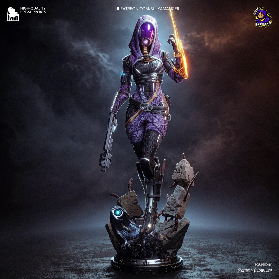 Tali - Mass Effect Inspired 1/8 Scale 16k Resin Statue Kit ...