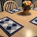 Dinner Diamonds Quilted Placemat Pattern - Digital Download by Tulip ...