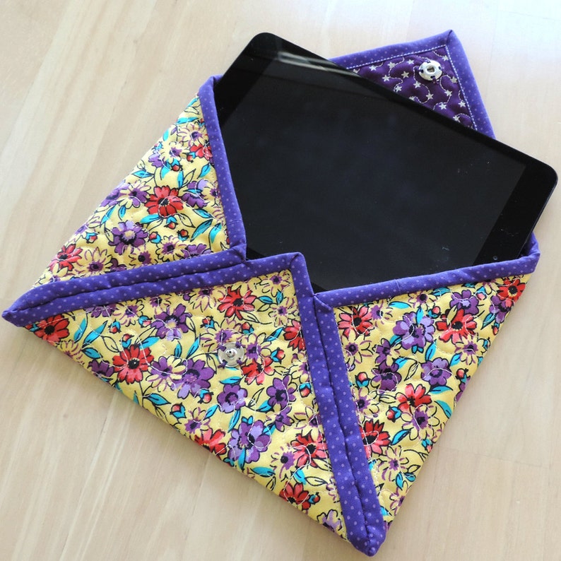 Quilted Tablet Tote Pattern Three Envelope Style Tablet - Etsy