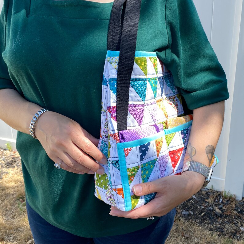 Market Bag Quilted Shopping Bag Pattern PDF Download Pattern | Etsy