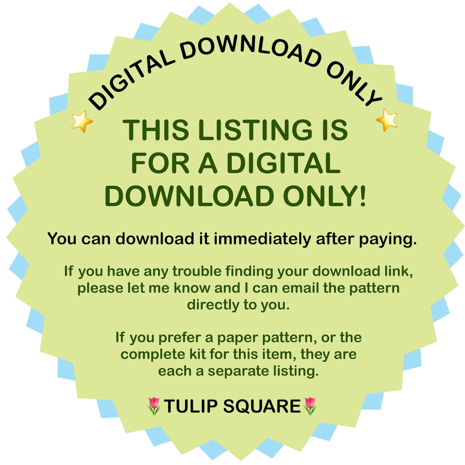 Four Square Meals Quilted Placemat Pattern - Digital Download by Tulip ...