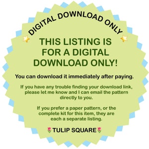 Four Square Meals Quilted Placemat Pattern - Digital Download by Tulip ...