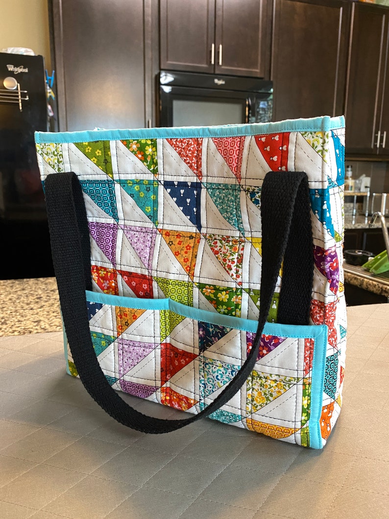 Market Bag Quilted Shopping Bag Pattern PDF Download Pattern | Etsy