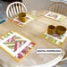 Four Square Meals Quilted Placemat Pattern Digital Download by Tulip ...
