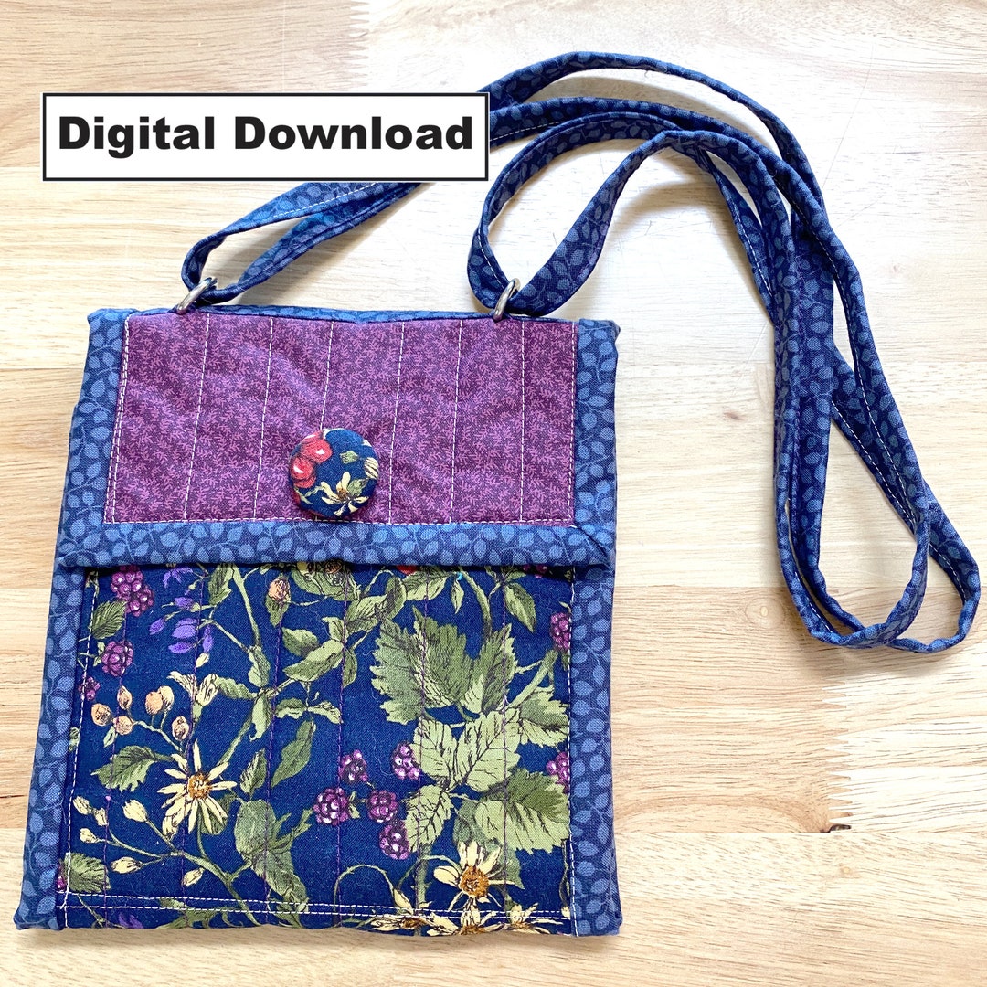 Phone Tote Pattern - Quilted Phone Tote - Quilted Phone Tote Pattern ...