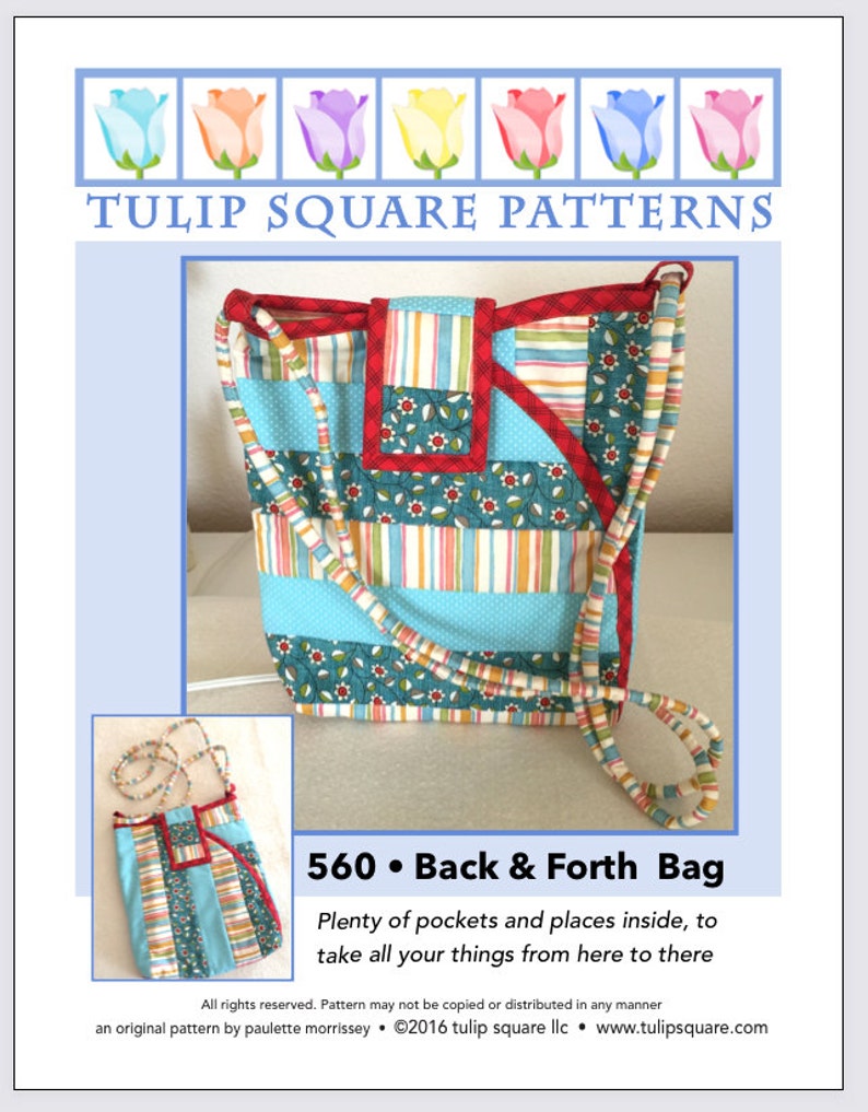 Quilted Purse Pattern Back and Forth Bag for Everyday PDF - Etsy