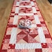 Peppermint Pinwheels Quilted Table Runner Pattern - Tulip Square ...