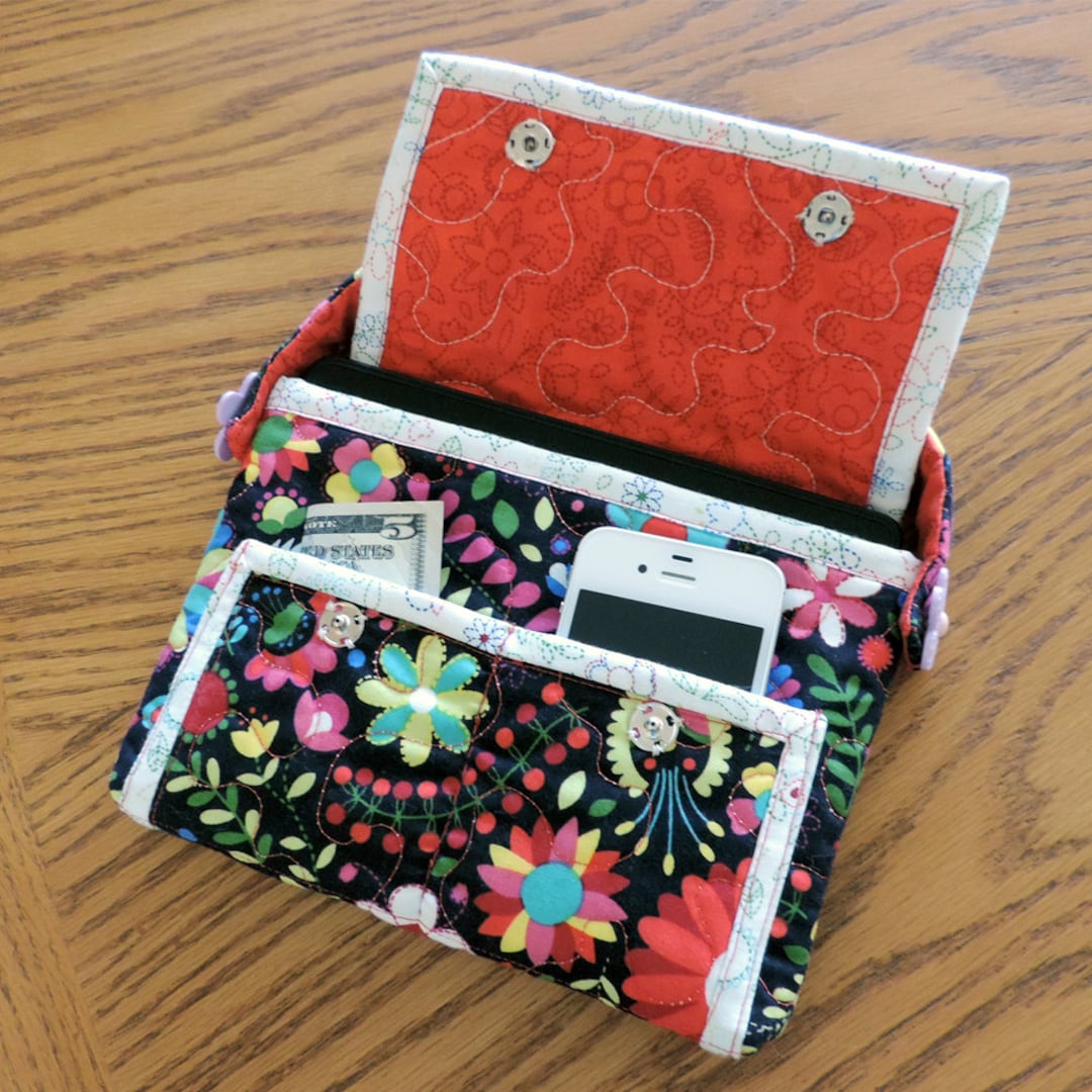 Quilted Tablet Tote Pattern - Multi Pocket Tablet Tote - Takes 3 Fat ...
