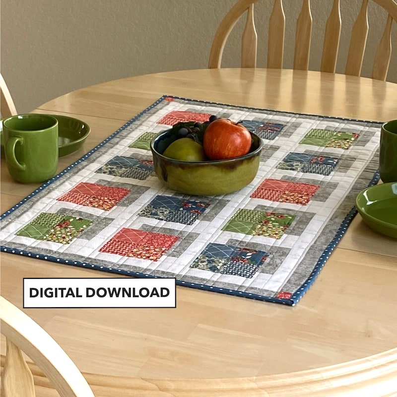Quilted Table Topper - Etsy