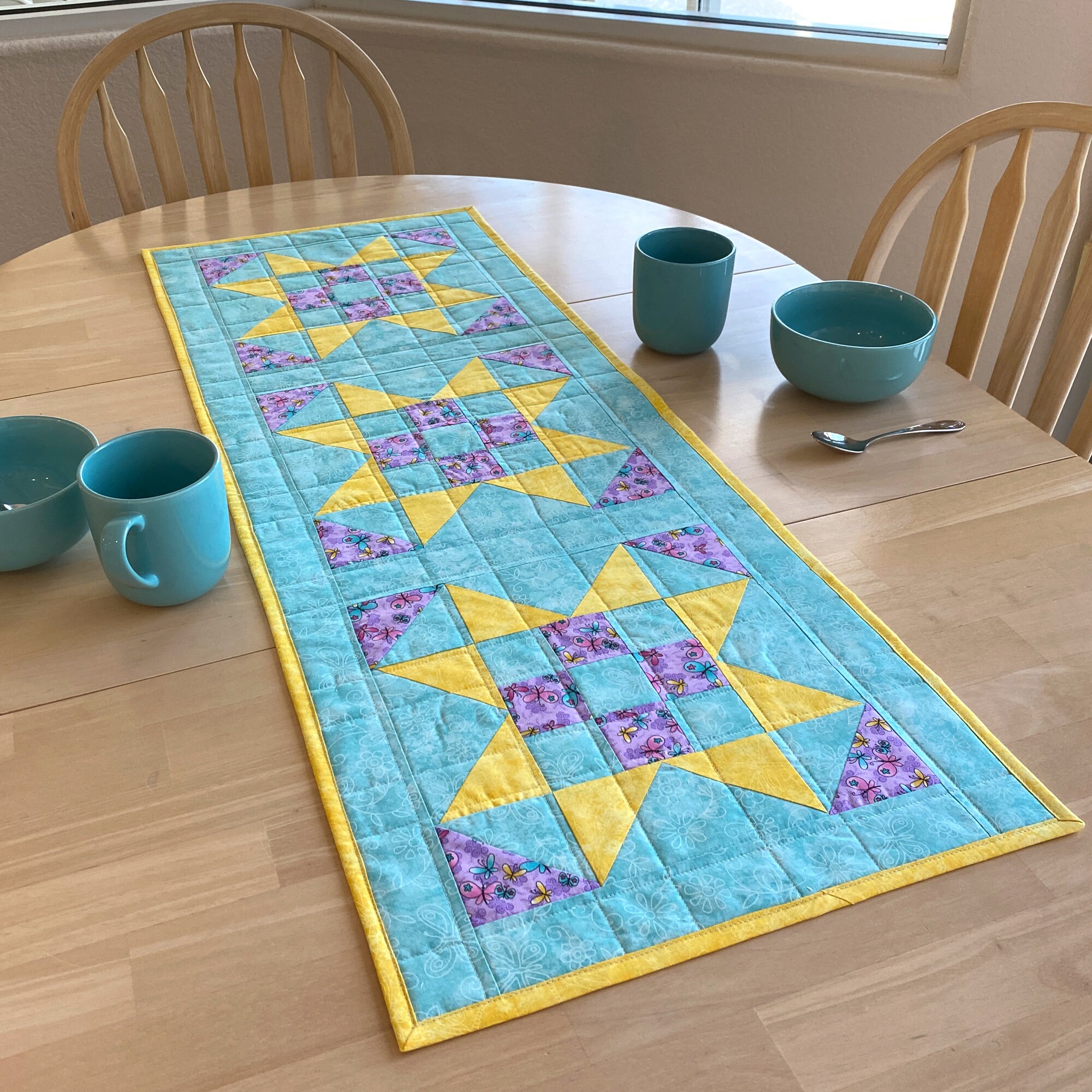 X Marks the Spot Quilted Table Runner Pattern (mailed Paper Pattern) - Etsy