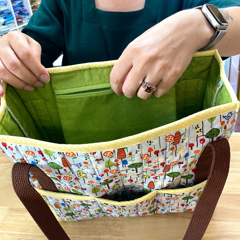 Market Bag Quilted Shopping Bag Pattern PDF Download Pattern | Etsy