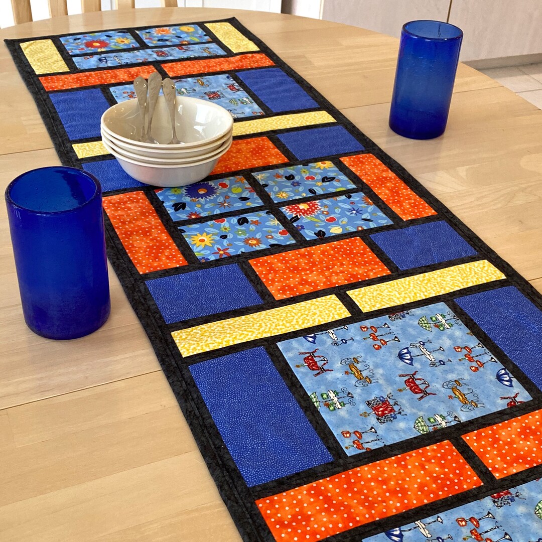 Table Runner Table Topper Pattern - Picture Windows Quilted Table ...