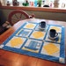 Quilted Table Topper Pattern - Quilted Coffee Time Table Topper - PDF ...