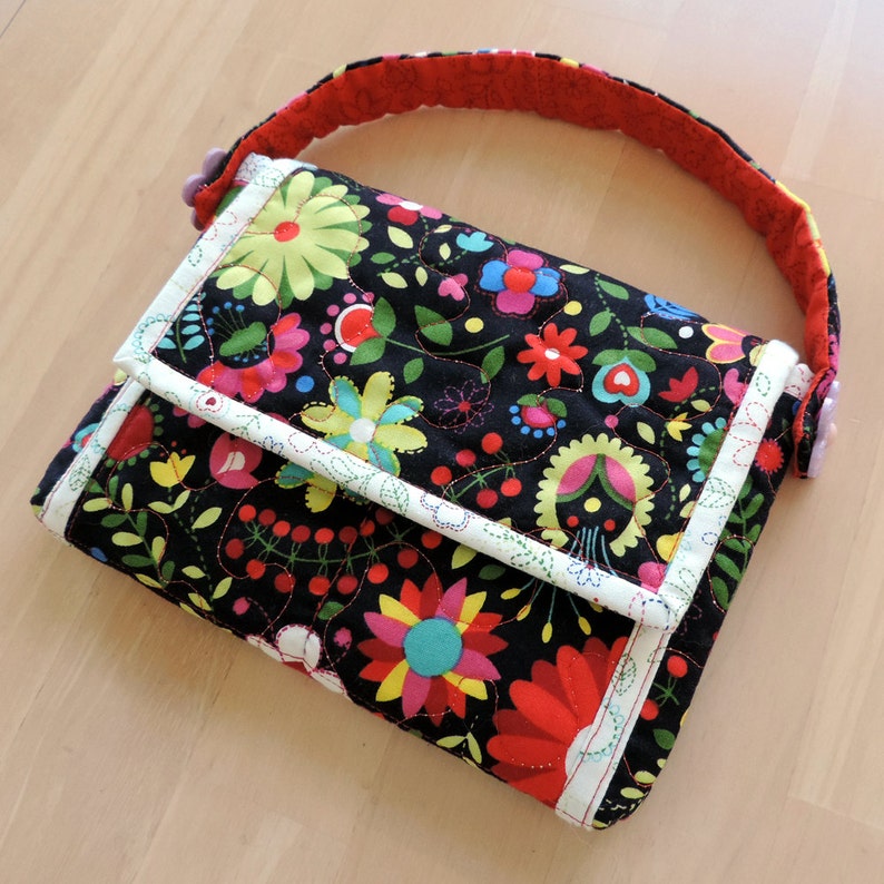 Quilted Tablet Tote Pattern Multi Pocket Tablet Tote Takes | Etsy