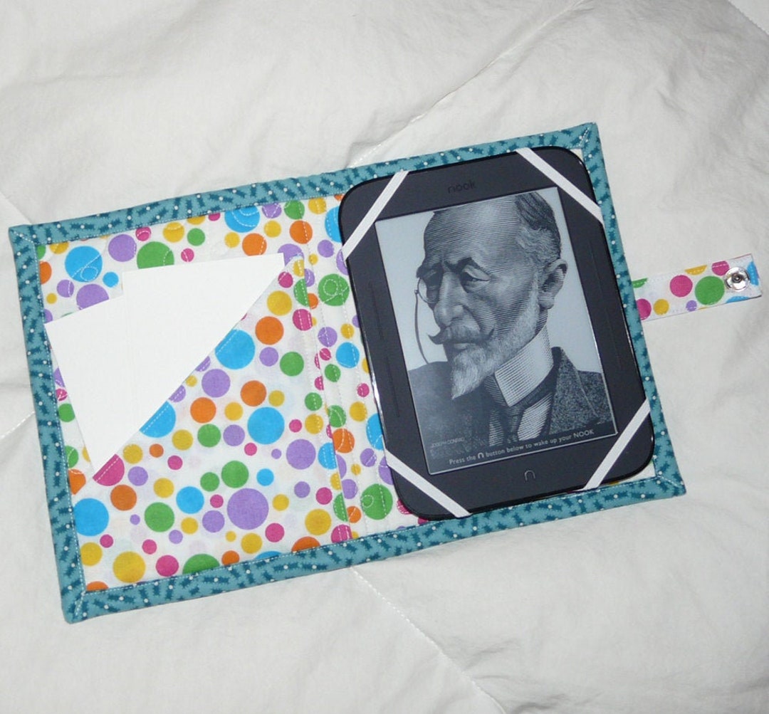 Quilted Tablet Case Pattern - Quilted Book Style Tablet Case - PDF ...